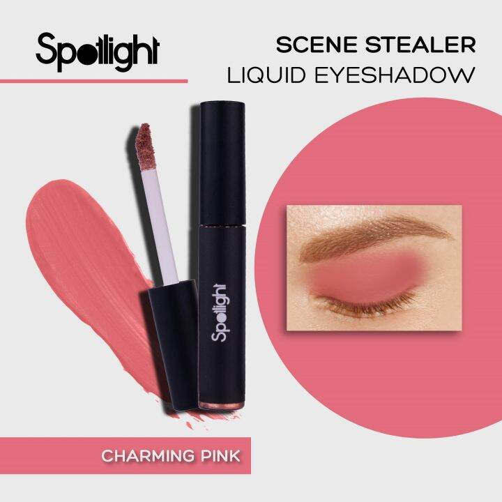 SPOTLIGHT Scene Stealer Liquid Eyeshadow Charming Pink 3.5G | Lazada PH