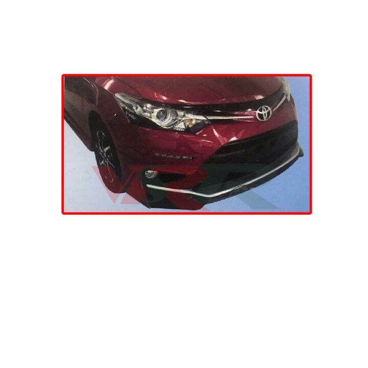 Toyota Vios 3rd Gen (2016 Facelift) T.STV-2 Style Front Skirt Skirting ...