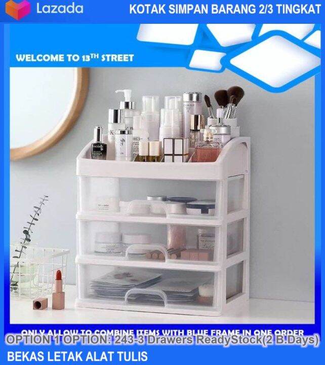Kotak Simpan Barang 2/3 Tingkat | Bekas Letak Alat Tulis | Peti Surat ...