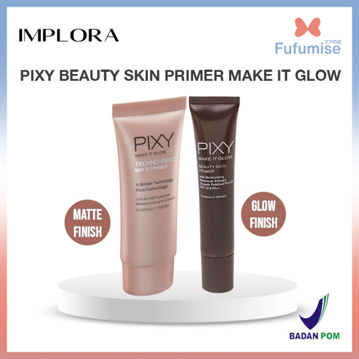 PIXY Beauty Skin Primer Make It Glow 25mL | Techno-Fixed Matte | Primer ...