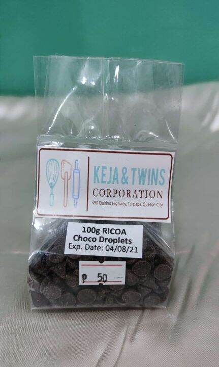 RICOA Chocolate Chips (100g) | Lazada PH