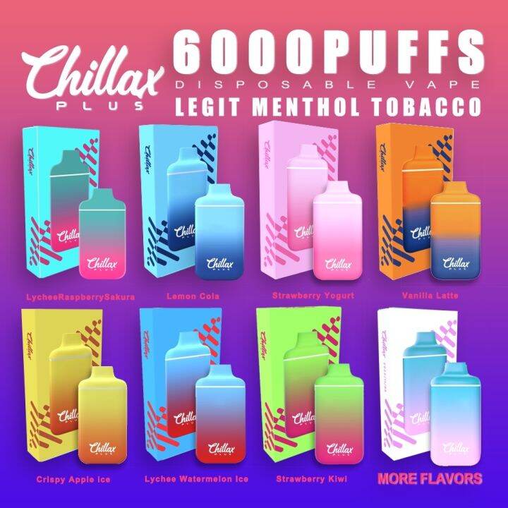 Chillax Plus Disposable Pod 6000 puffs | Lazada PH