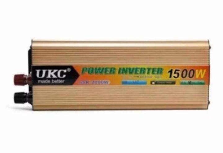 Thaivasion UKC Power Inverter 1500W with Charger 12V DC to 220V AC Output | Lazada.co.th
