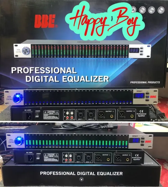 New! BBE Professional 31 band Digital Graphic Equalizer DEQ-31 Professional 31-Segment Digital ...