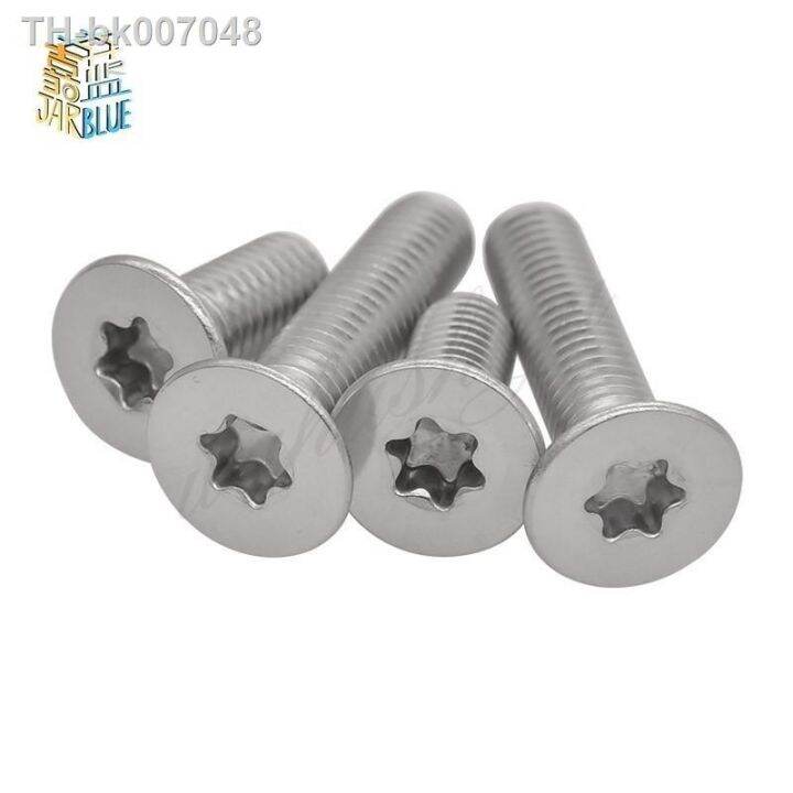 Gb2673 M1.4 M1.6 M2 M2.5 M3 M4 M5 M6 M8 304 Stainless Steel Torx Countersunk Screw Six-lobe Flat ...