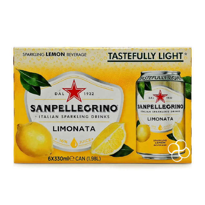 San Pellegrino Lemonata Sparkling Drink 6 x 330mL | Lazada PH