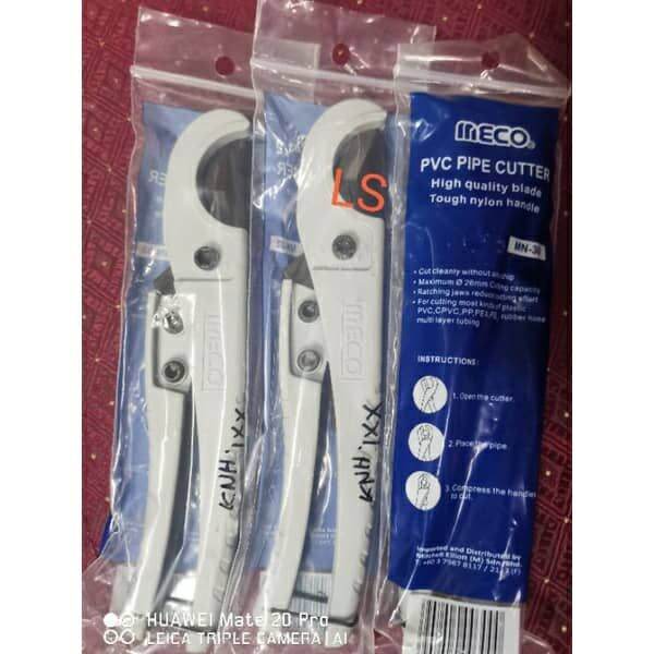 MECO PEMOTONG PVC PIPE/PVC PIPE CUTTER (26mm) GUNTING PIPE AIR ...