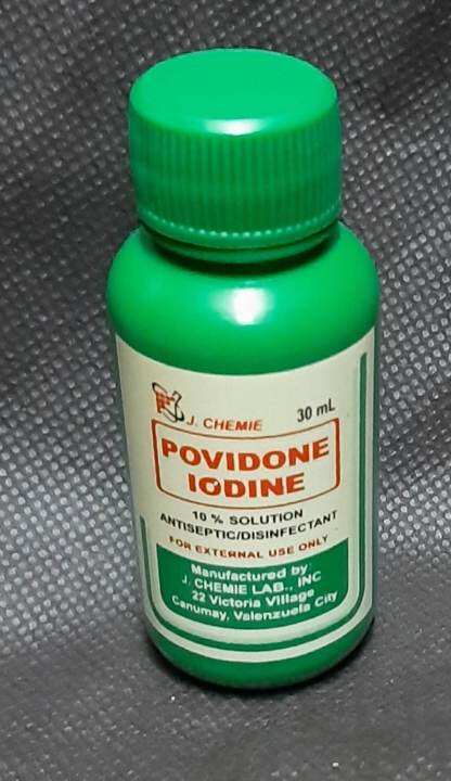 60 mL J.CHEMIE POVIDONE IODINE 10% SOLUTION ANTISEPTIC/DISINFECTANT ...