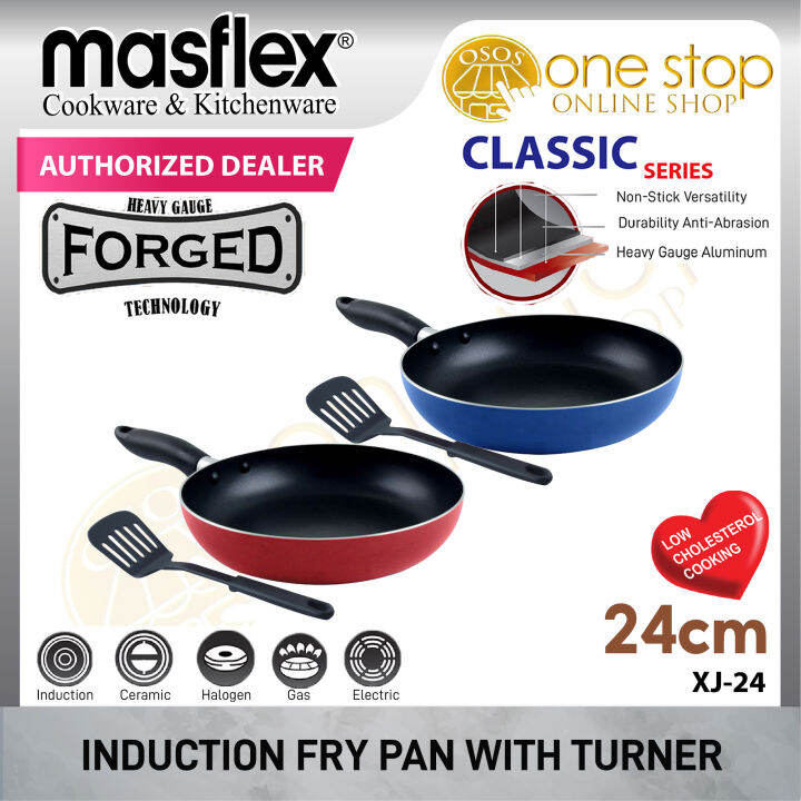 Masflex Classic Series 24 cm Frying Pan Non-Stick Induction Frypan with ...