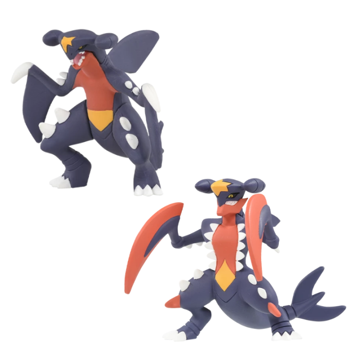 TOMY Original Pokemon ตัวเลขใหม่ Mega Evolution Garchomp ของเล่นคุณภาพ ...
