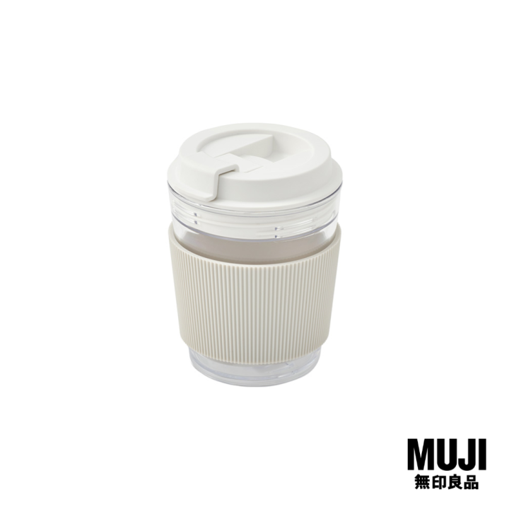 มูจิ แก้วพร้อมปลอกซิลิโคน M - MUJI Tritan Coffee Mug Silicone M | Lazada.co.th