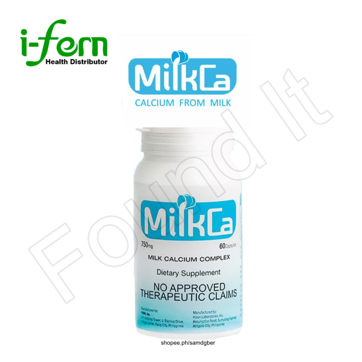 I-Fern Improve Bone Health with MilkCa -- Milk Calcium Complex Dietary ...