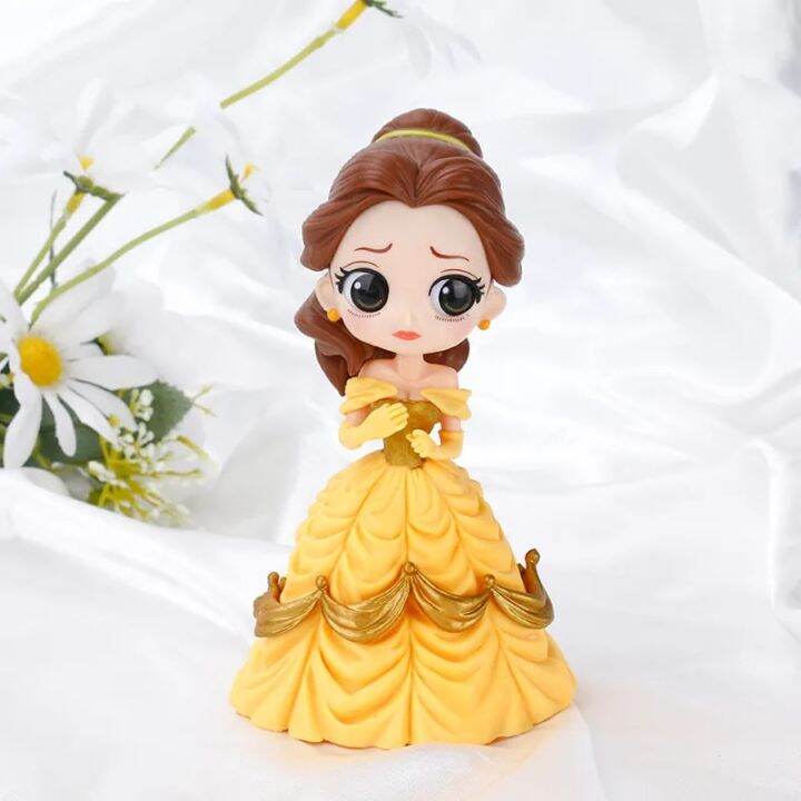 13cm Disney Beauty And The Beast Princess Bell Toy Model Doll Figurine ...