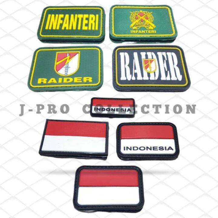 PATCH RUBBER LOGO ARHANUD BRAWIJAYA KOSTRAD INFANTERI EMBLEM TEMPEL | Lazada Indonesia