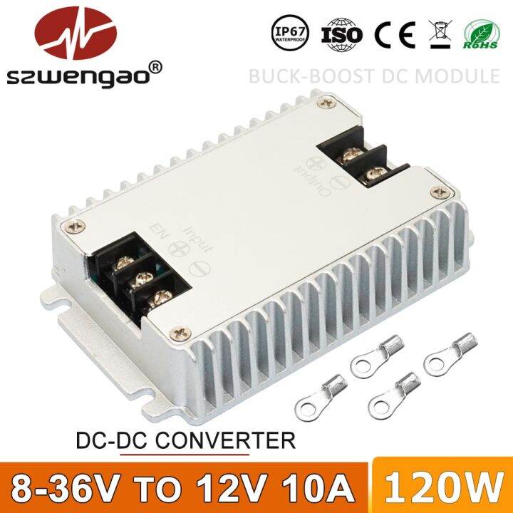 High Quality 8-36v To 12v 6a 10a 15a Dc-Dc Boost Buck Converter Voltage Regulator Stabilizer ...