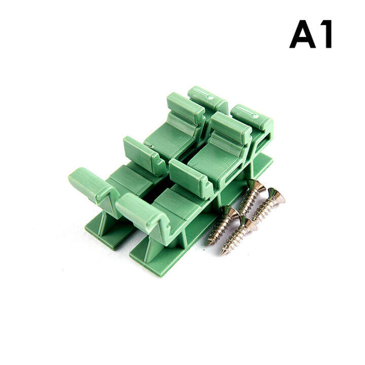 PCB 25mm DIN Rail Mounting Adapter Circuit Board Bracket Holder Carrier ...