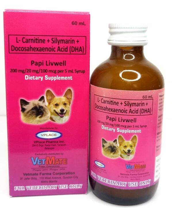 [VET SUPPORT] 1BOX PAPI LIVWELL 60mL / DIETARY SUPPLEMENTS, HEALTHY ...