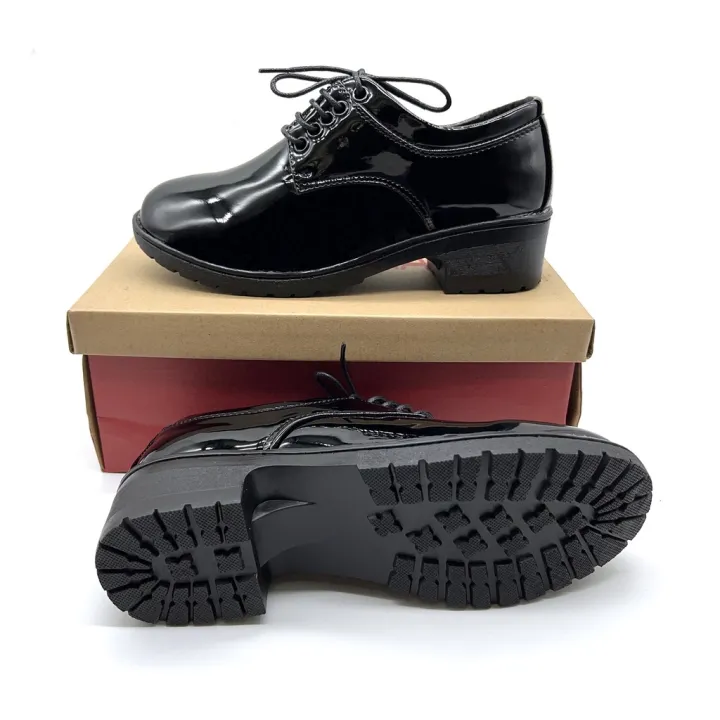 【COOL】M838-1 Security Guard Shoes Black Shoes For Ladies | Lazada PH