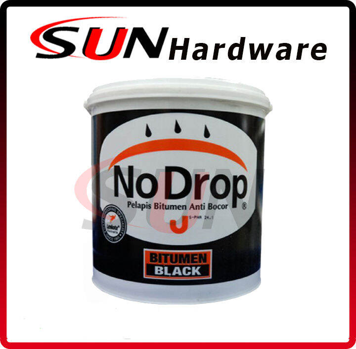 Cat No Drop Bitumen Black 4 kg Anti Bocor Anti Lumut Waterproof ...