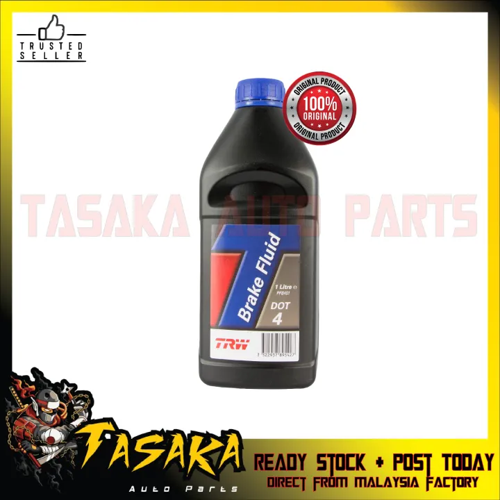 BRAKE FLUID DOT 4 TRW 1 LITRE (PFB401) 1L | Lazada