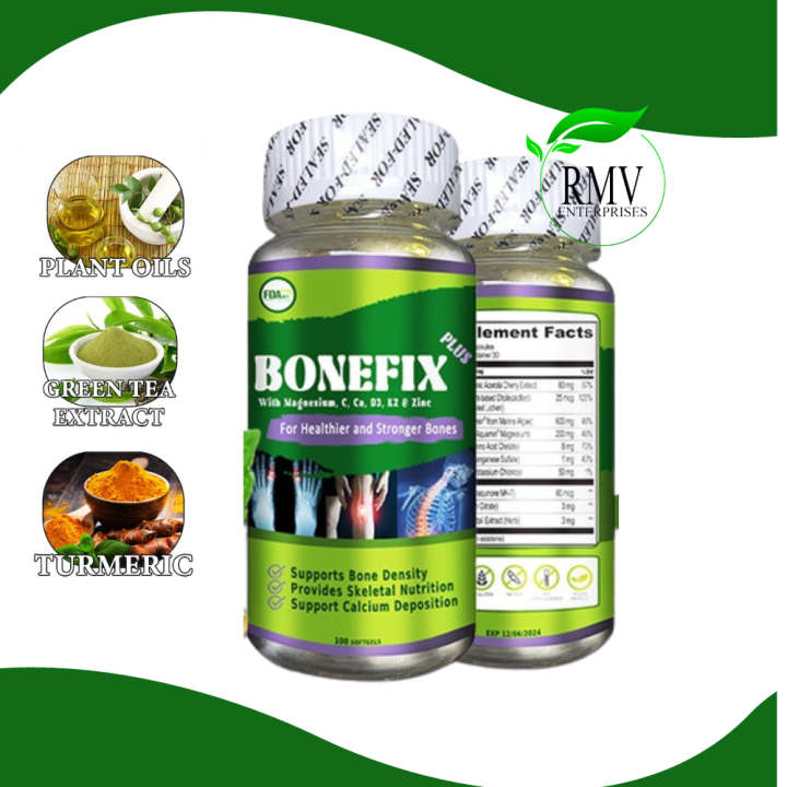 BONEFIX PLUS For Osteoporosis, Osteoarthritis, Gout, Bursitis Healing ...