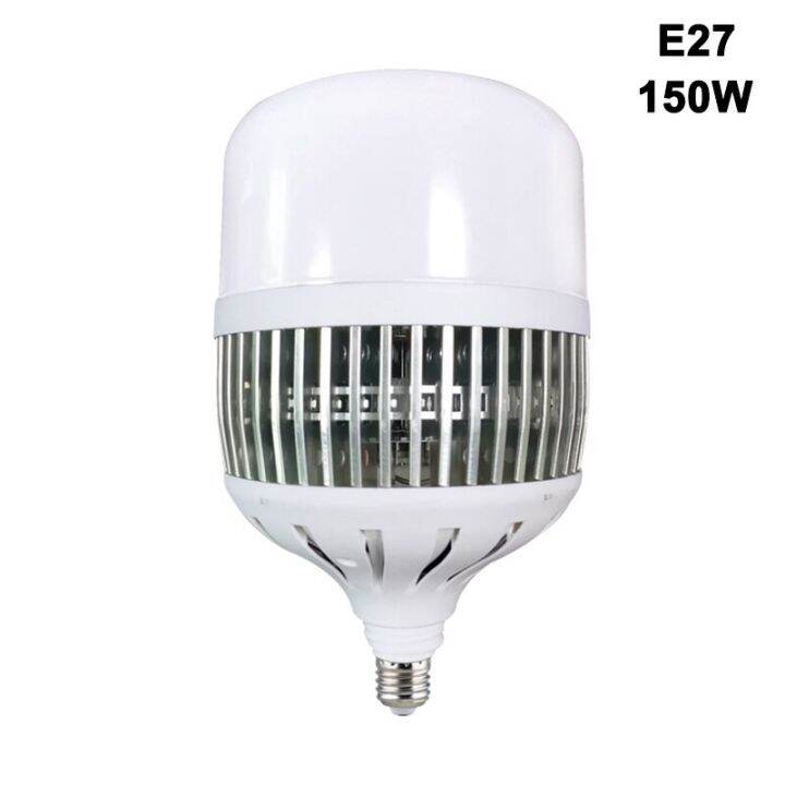 ไฟ LED 150W/200W E27/E40สว่างมาก,ไฟห้องทำงานไฟสนามไฟในโรงงาน M25 | Lazada.co.th