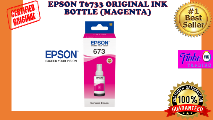 EPSON T6733 ORIGINAL INK BOTTLE (MAGENTA) | Lazada PH