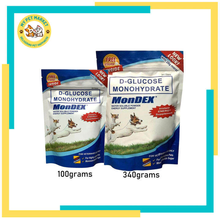 Mondex Dextrose Powder for Dog, Cats 100g and 340g | Lazada PH
