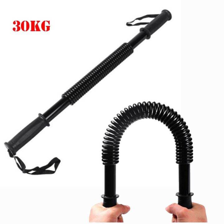 30KG Spring Power Twister Arm Chest Expansion Exercise Spring Bending ...