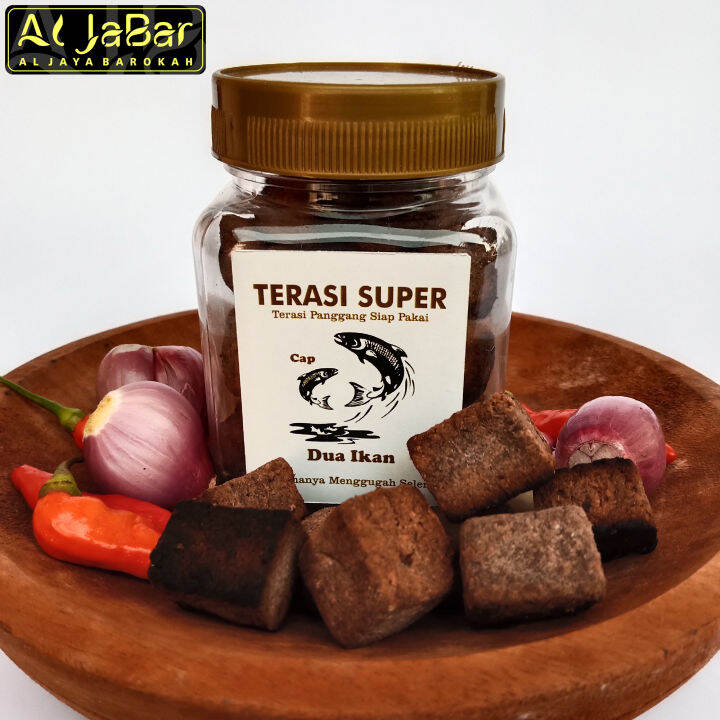 Terasi panggang siap pakai/terasi ikan/terasi super/terasi bakar ...