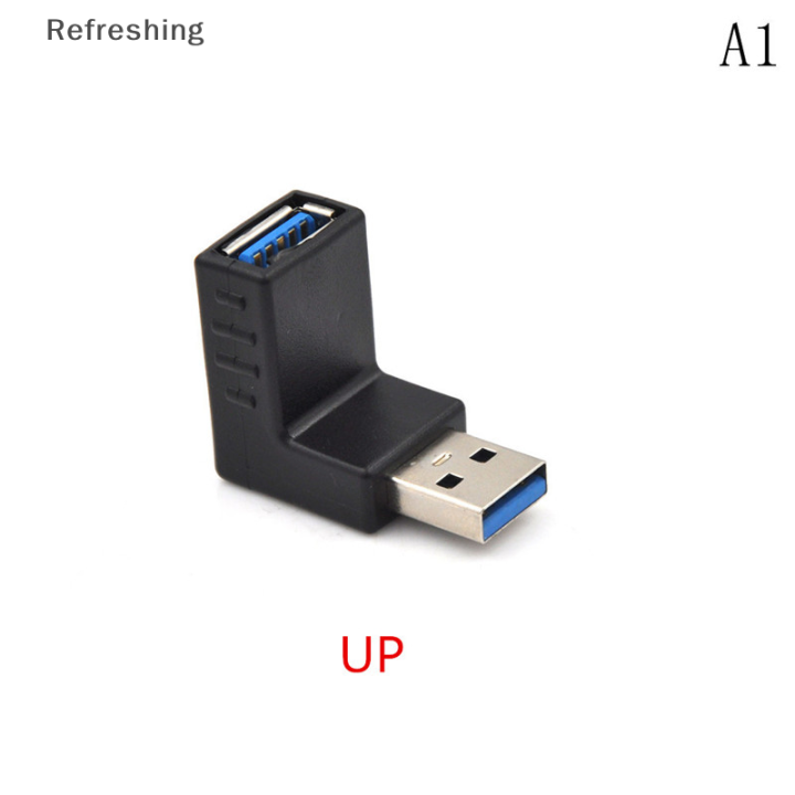 Refreshing USB 3.0 Male to Female Angled Adaptor L Shaped Extension ...