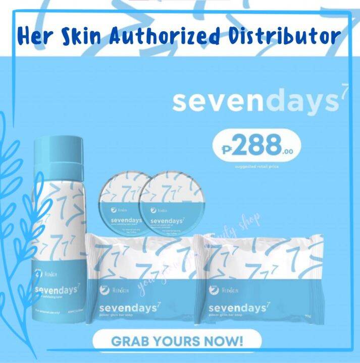 Original Sevendays Seven days Power Exfoliating Facial Set by Her Skin ...