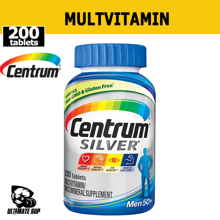 Centrum Silver, Multivitamin for Men 50 Plus, Multivitamin ...