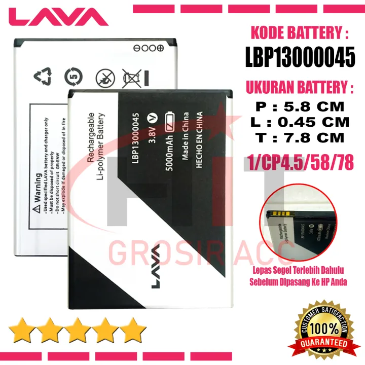 Baterai Battery Original LAVA Iris 88 / Iris 65 / LBP13000045 | Lazada ...
