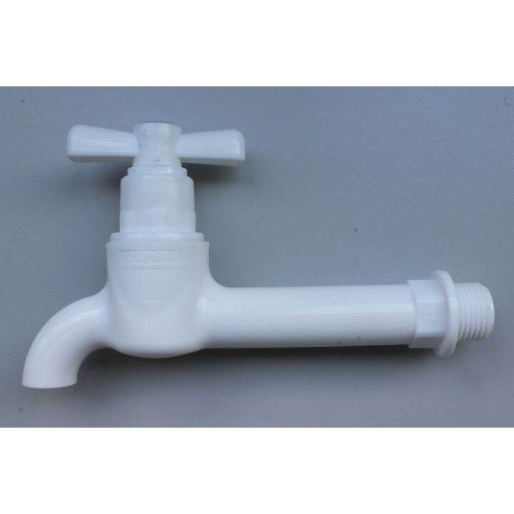 Jopex Plastic Straight Long Bibcock T Headed 15 mm Water Tap | Lazada