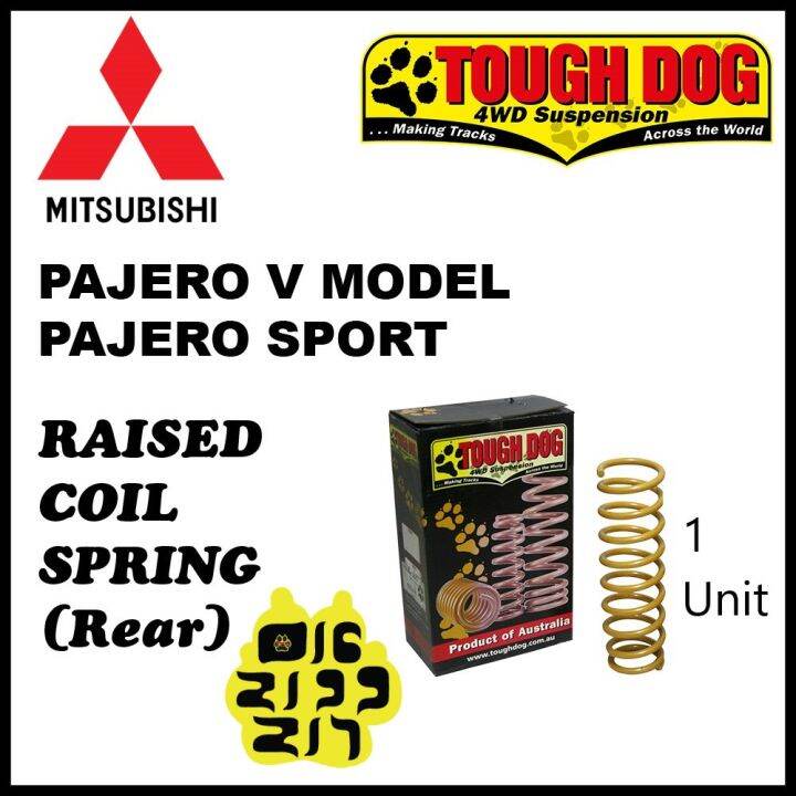 [Tough Dog] Coil Springs for Mitsubishi Pajero V6 V23 V25 SWB V43 V44 ...