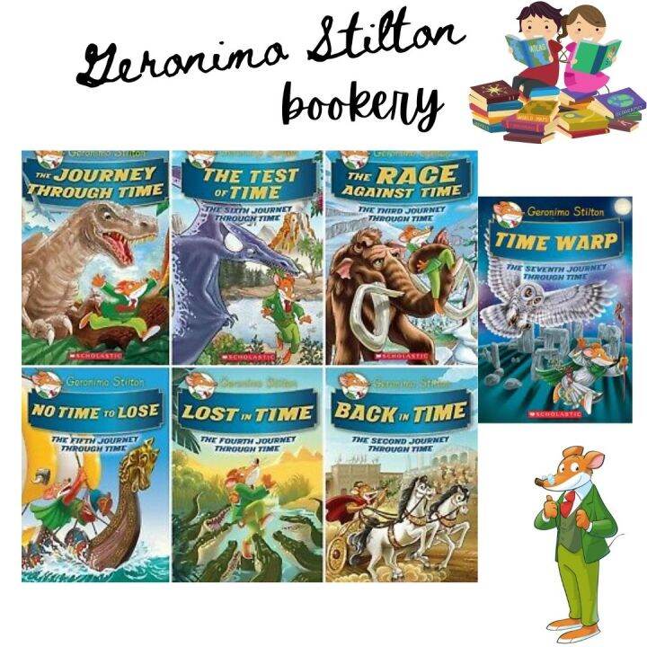 Geronimo Stilton JOURNEY THROUGH TIME series 1-7 (hardcover) 7 books ...