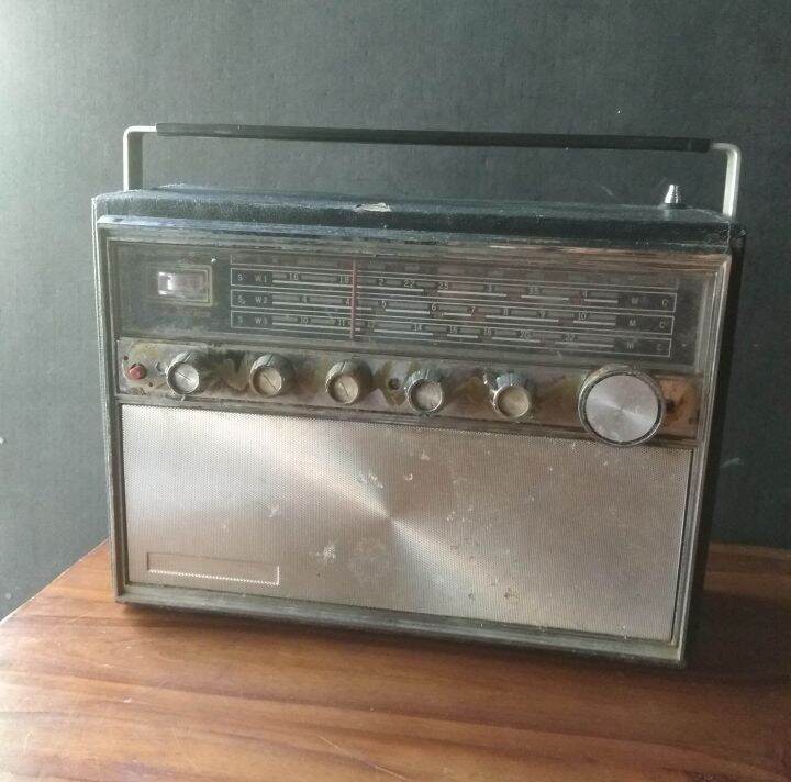 RADIO TELESONIC JADUL KONDISI OFF BELUM DISERVIS - RADIO ANTIK JADUL ...