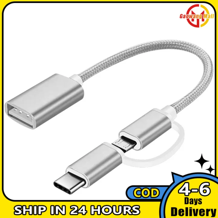 Type-C Android To Usb 2-In-1 OTG Data Cable สำหรับโทรศัพท์มือถือแท็บเล ...