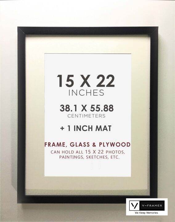 15x22 Inches Plus 1 Inch Mat Wall Frame - Picture Frame - Photo Frame ...