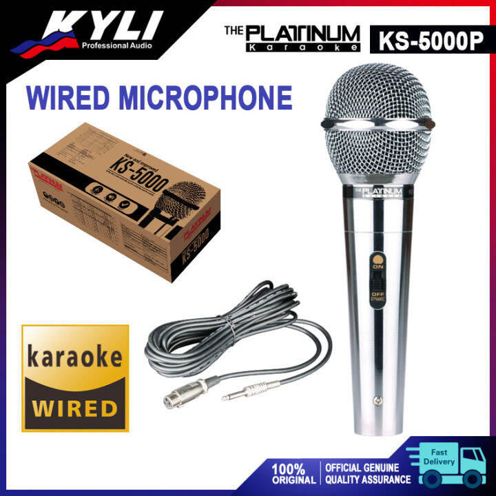 The platinum ks-5000 High-End Dynamic Wired Microphone | Lazada PH