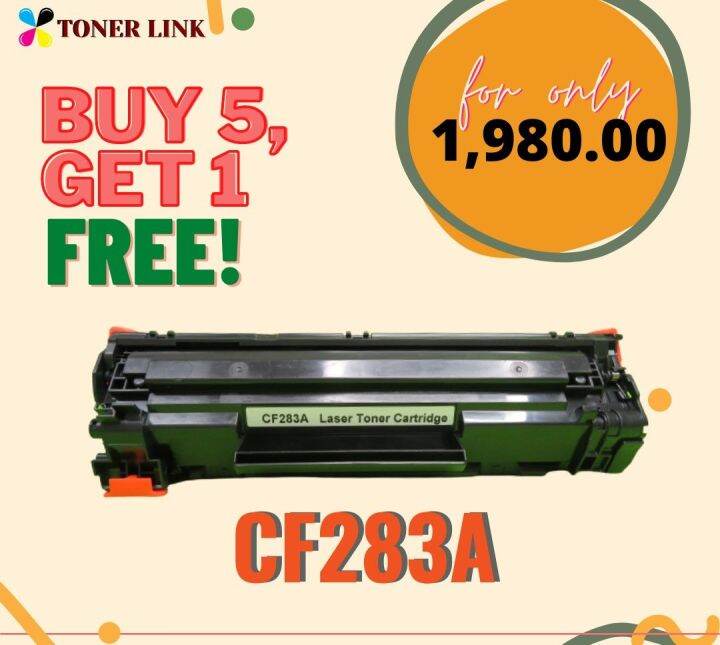 5+1 Compatible CF283A 83A Toner Cartridge for use in HP Printer | Lazada PH