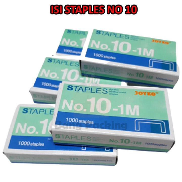 Isi Staples No 10 Isi Stapler No 10 Isi Stapler untuk Stapler HD-10 Isi ...