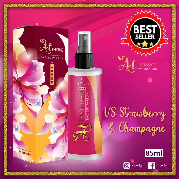 AT Perfumes Strawberry & Champagne Eau De Parfum for Women 85ml | Lazada PH