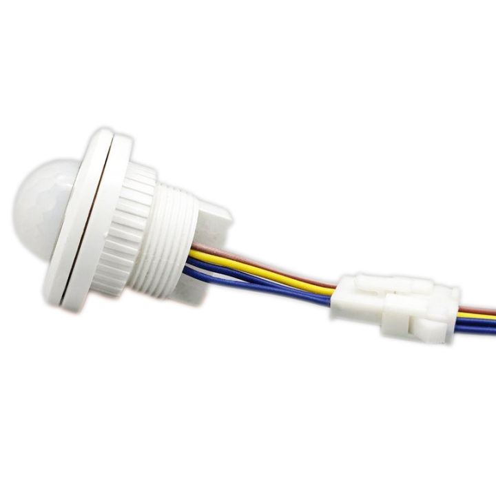Mini PIR Infrared Motion Sensor Detection 220V Adjustable Time Infrared ...
