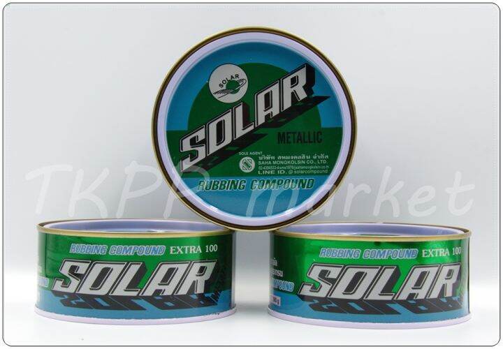 ยาขัดหยาบ SOLAR โซล่า EXTRA-100 SOLAR Polyurethane Rubbing Compound ...