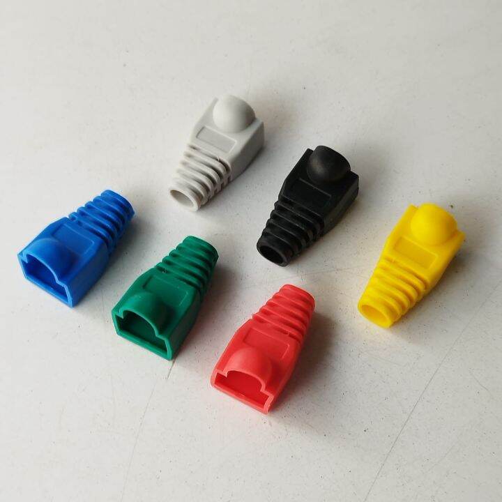 Plugboot Modular Connector RJ45 Karet Cover Boot Konektor | Lazada ...