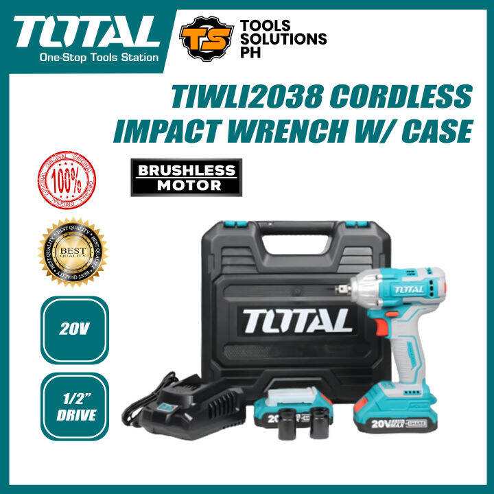 TOTAL TIWLI2038 Cordless IMPACT WRENCH 20v | Lazada PH