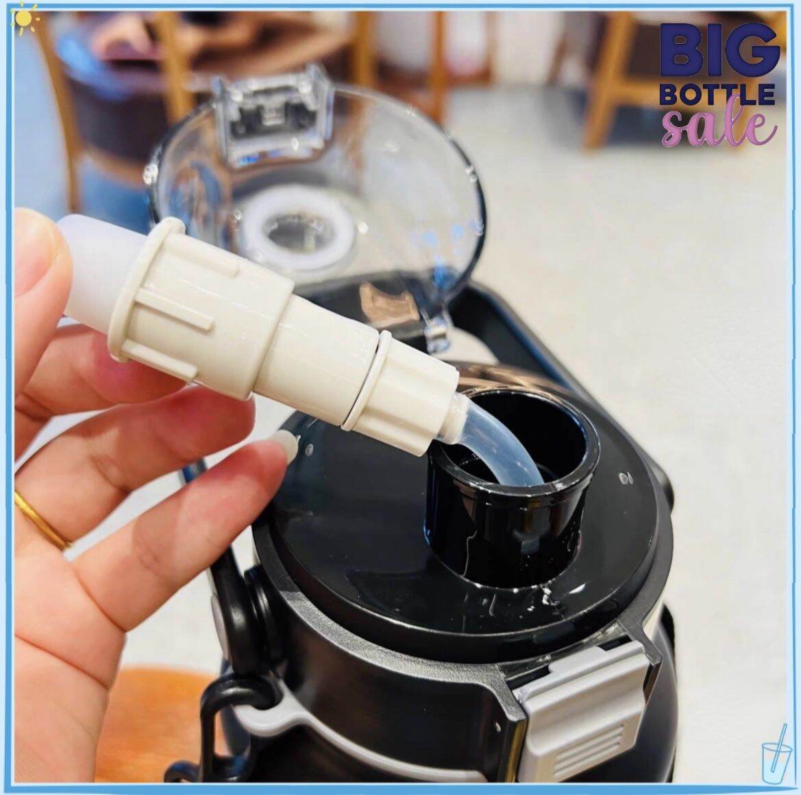 SHOTAY ขวดน้ำเก็บความเย็น กระบอกน้ำเก็บอุณหภูมิ กระบอกน้ำสแตนเลส ขนาด ...