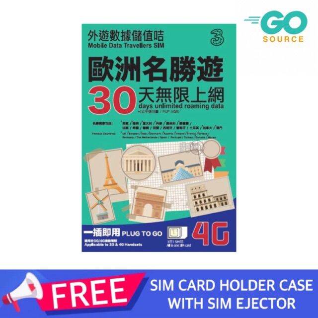 Europe Canada 30 Days Travel International Data Sim Card | Lazada PH